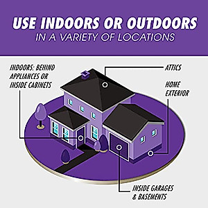 Tomcat Mouse Killer Disposable Bait Station - Advanced Formula: Child and Dog Resistant, Indoor and Outdoor Use, 2 Count, Pre-Filled, 2 oz.
