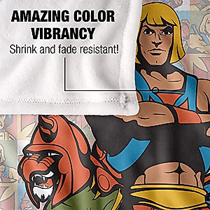 Masters of The Universe Heroes Officially Licensed Silky Touch Super Soft Throw Blanket 50" x 60"