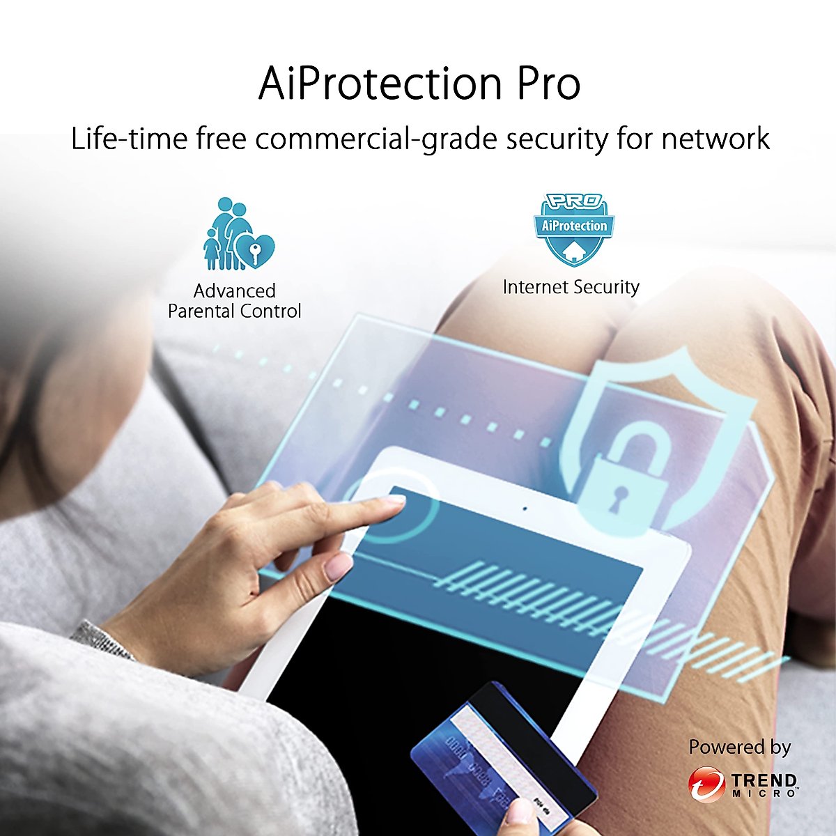 ASUS ZenWiFi AX Hybrid Powerline Mesh WiFi 6 System (XP4) - Whole Home Coverage up to 2,750 Sq.Ft. & 4+ Rooms for Thick Walls, AiMesh, Lifetime Security, Easy Setup, HomePlug AV2 MIMO Standard