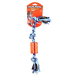 Mammoth 14-Inch TPR Squeaky Cloth Rope, Medium