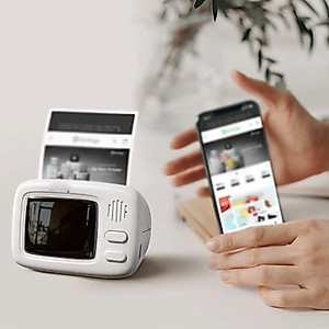 SLNFXC Mini Thermal Printing Wireless USB Receipt Ticket Printer Compatible with Paper Android Label Printing.