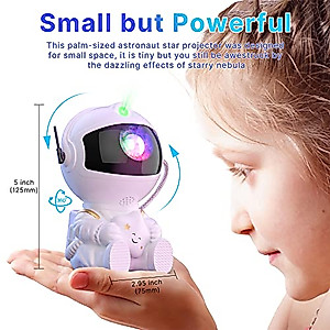 Star Projector Galaxy Light, Astronaut Night Light for Kids, Nebula Sky Starry Projector Light, Bedroom Decor Ceiling LED Lamp with Remote for Kids Adults Room/Birthday/Party/Decoration