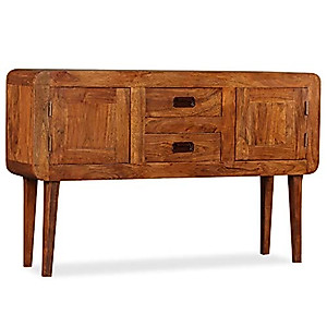 NusGear Sideboard Solid Wood with Sheesham Finish 47.2"x11.8"x29.5" -682