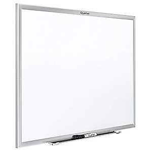 Quartet Magnetic Whiteboard, 6' x 4' White Board, Nano-Clean, Silver Aluminum Frame (SM537)