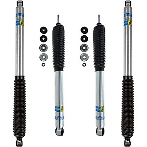 Bilstein 5100 Monotube Gas Shock Set Compatible with 2005-2016 Ford F250 / F350 4WD Pickups