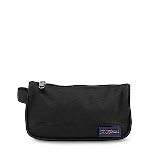 JanSport Medium Accessory Pouch, Secure Storage Space for Pens, Power Cords, Pencil Case, Ideal For Everyday Essentials - Black