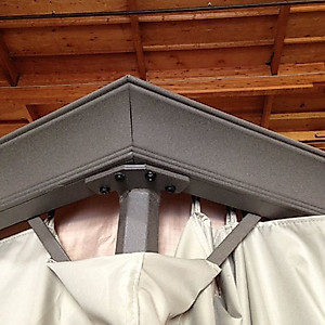 Garden Winds GO Hexagonal Gazebo Replacement Canopy Top Cover - RipLock 350