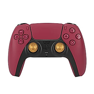 TOMSIN Metal Thumbsticks Replacement Kit for PS5 Controller – Aluminum Joysticks Accessories Compatible with PlayStation 5 DS Controller (Bronze)