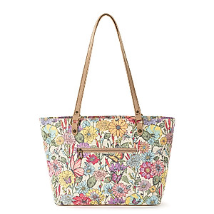 Sakroots Metro Tote Bag, Pinkberry in Bloom