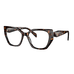 Prada PR 18WV 2AU1O1 Tortoise Plastic Fashion Eyeglasses 52mm