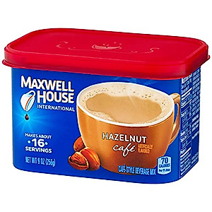 Maxwell House International Fall Flavors with Suisse Mocha Cafe | Instant Flavored Coffee Variety Pack, 7-9 oz Canisters, (4 Pack)