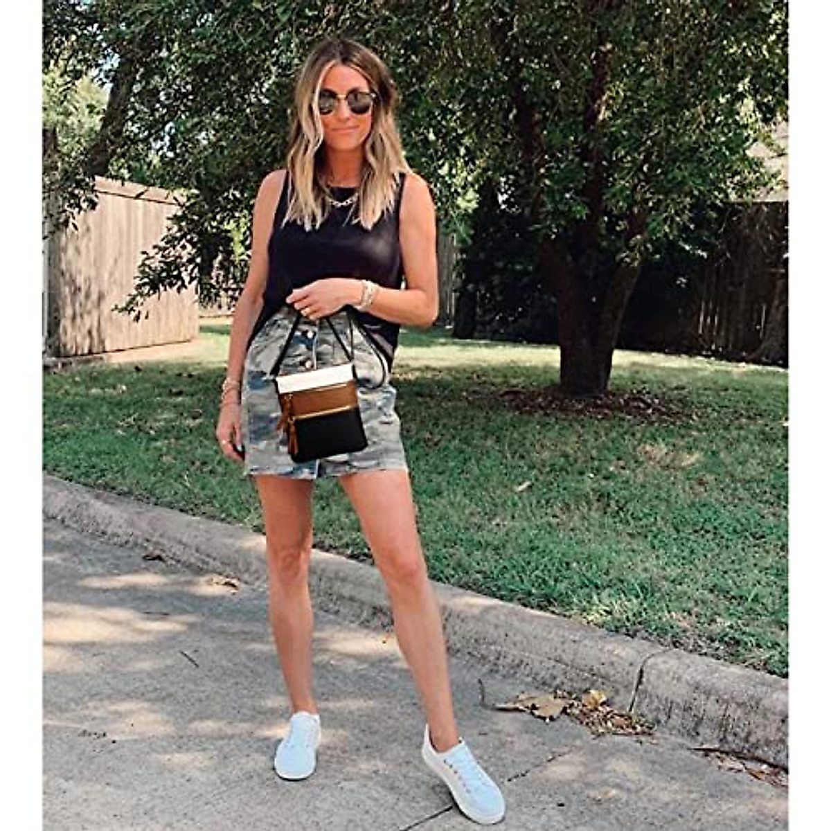 CLUCI Small Crossbody Purses for Women, Mini Size Designer Bags Zipper Pockets, Vegan Leather Over the Shoulder Purse