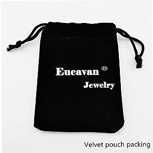 EUEAVAN Hindu OM OHM AUM Sanskrit Symbols Spiritual Bracelet luck Couple Charm Jade Thread Bangle Yoga Amulet Anklets Jewelry Accessories (black)