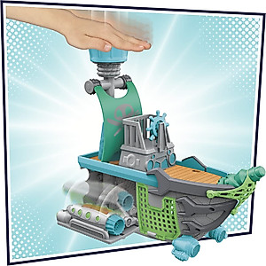 PJ Masks Sky Pirate Battleship Preschool Toy, Vehicle Playset with 2 Action Figures, Projectile Launchers, and More for Ages 3 and Up
