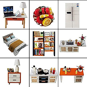 CUTEBEE Dollhouse Miniature with Furniture, DIY Dollhouse Kit Plus Dust Proof and Music Movement, 1:24 Scale Creative Room for Valentine's Day Gift Idea for boys