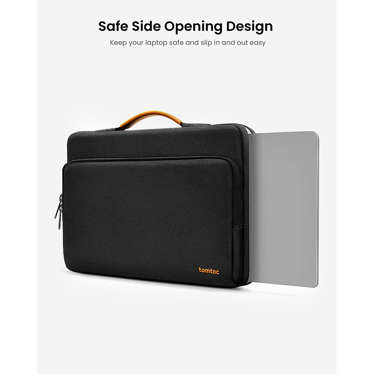 tomtoc 360 Protective Laptop Carrying Bag for The New Razer Blade Pro 17, HP ENVY Laptop 17 Inch, Dell Inspiron 17 3000 Laptop, ASUS ROG ZEPHYRUS S 17.3 Inch, Notebook Bag with Accessory Pocket