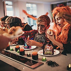 200PCS Halloween Treat Bags Candy Bags Bulk,Halloween Candy Bags for Kids Trick or Treat,Plastic Small Halloween Goodie Bags Halloween Party Favor Bags for Snack Sandwich Cookie