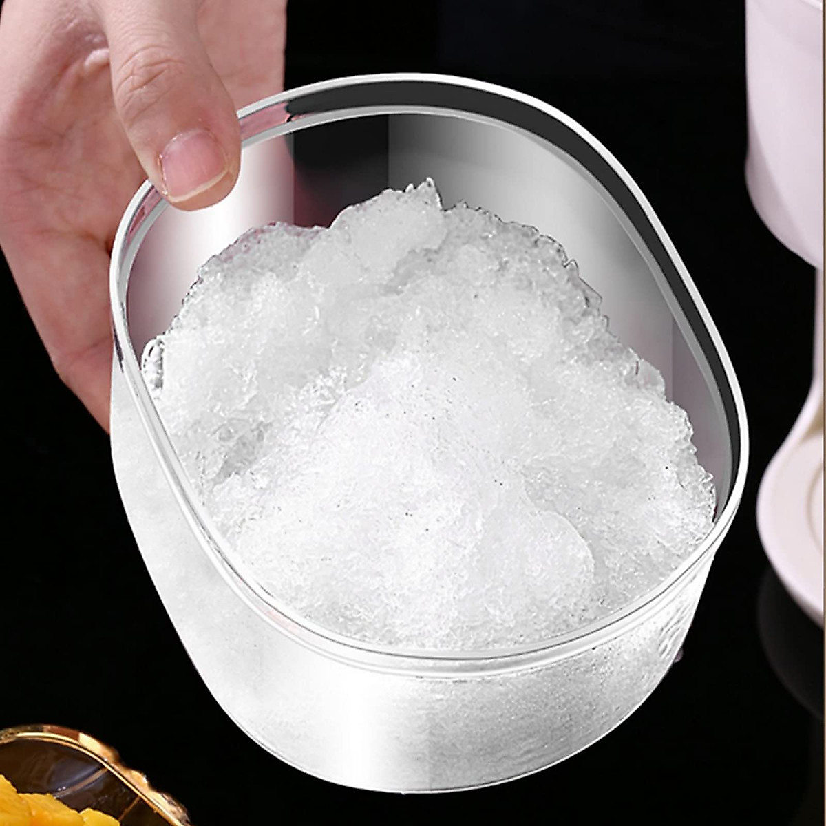 Snow Cone Machine Slushie Machine Ice Crusher Shaver，Shaved Ice Machine With Ice Cube Trays and Popsicles Molds，Snowcone, Cocktail, Margaritas Maker For Home