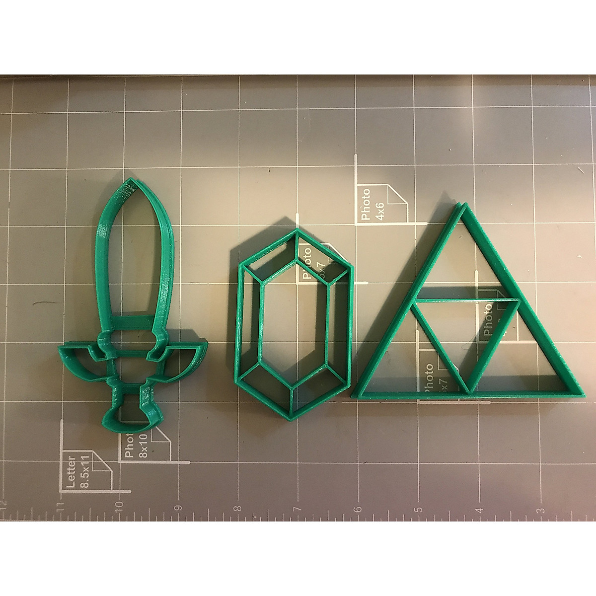 Arbi Design Legendary Sward and Stones Cookie Cutters (Set of 3)