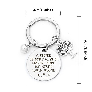 Sister Gifts from Sisters, Sister Keychain, Friend Gifts for Women, Birthday Gifts for Women Friendship, Bff Gifts, Bestie Gifts, Friendship Gifts for Women Valentine's Day Gifts Christmas Gifts