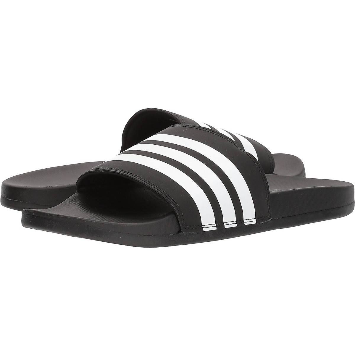 adidas Men's Adilette Comfort Slides Sandals, Core Black, 11