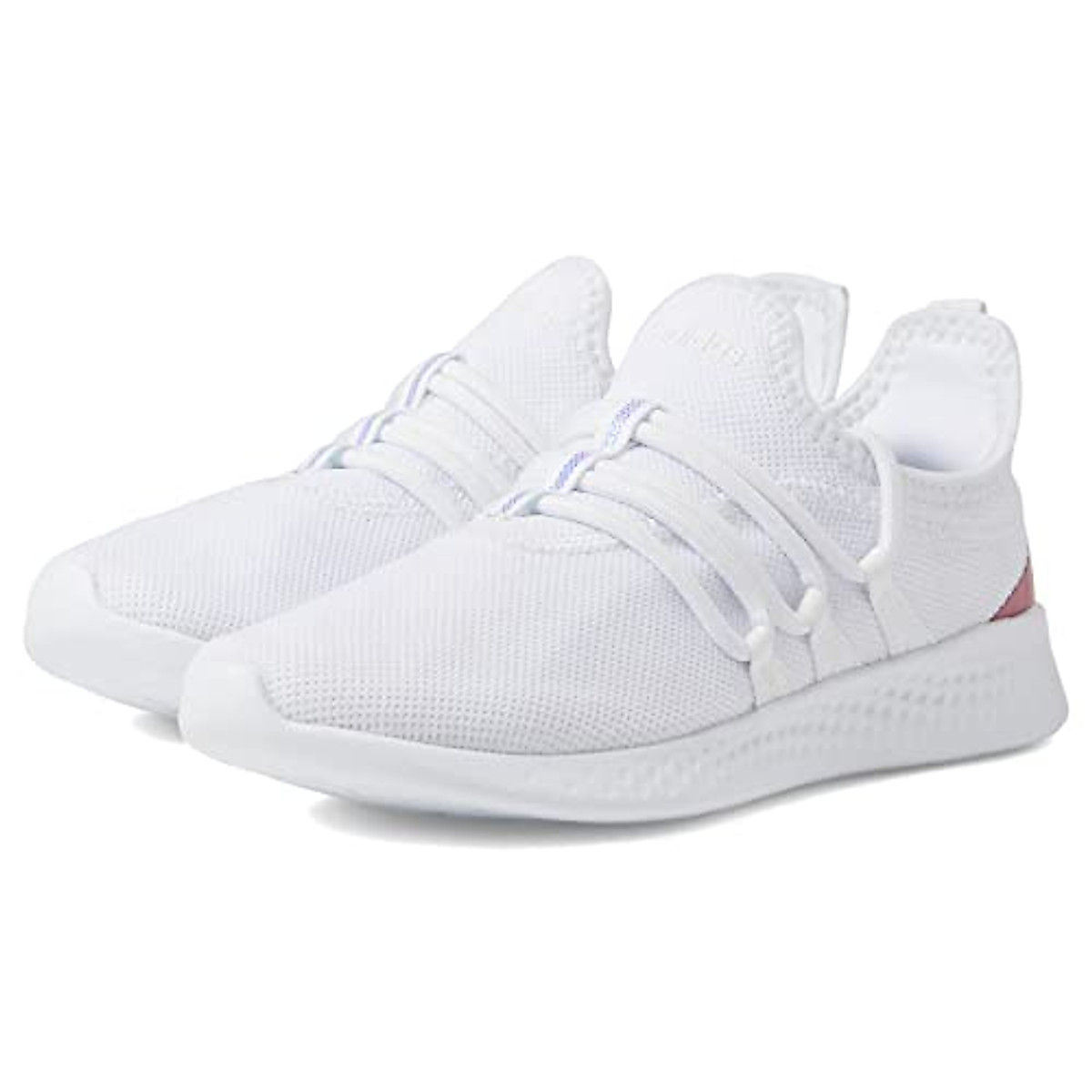 adidas Women's Puremotion Adapt 2.0 Sneaker, White/Pink Strata/Black, 8