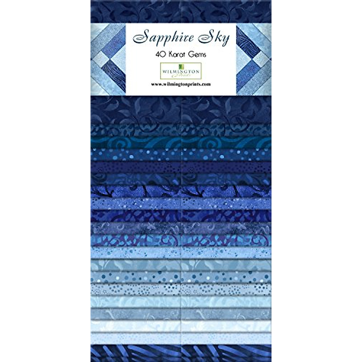 Wilmington Prints Sky-40 Karat Gems-Revised 9/17/19, Sapphire Sky
