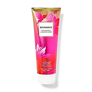 Bath and Body Works Bahamas Passionfruit & Banana Flower 3 Piece Set Shower Gel, Body Cream, Fine Fragrance Mist