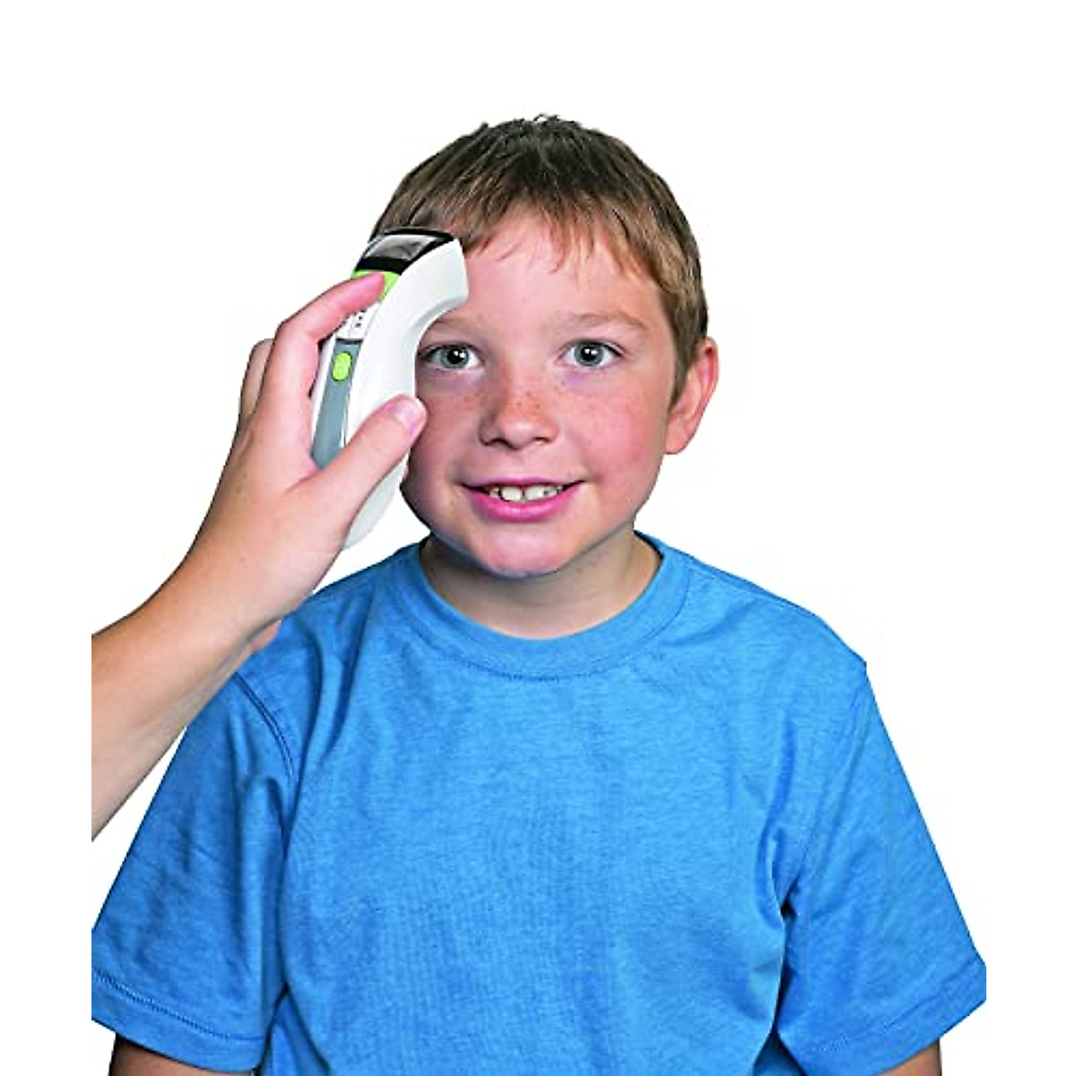 Veridian 09-349 Non-contact Infrared Digital Thermometer, 1-second Readout, Backlit Display, Measures Body and Object/Liquid Temperatures, Memory Recall of Last 10 Readings