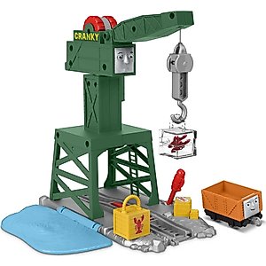 Thomas & Friends Cranky the Crane Playset for Preschool Kids Ages 3 Years and Older