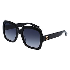 Gucci Grey Square Ladies Sunglasses GG0036SN 001 54
