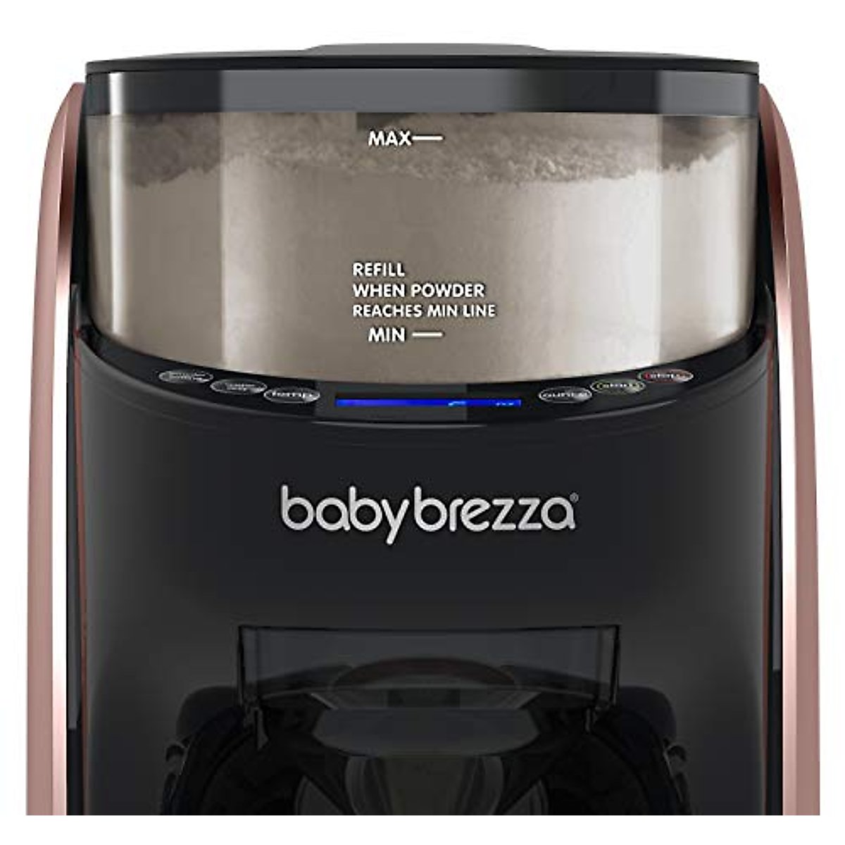 New and Improved Baby Brezza Formula Pro Advanced Formula Dispenser Machine - Automatically Mix a Warm Formula Bottle Instantly - Easily Make Bottle with Automatic Powder Blending, Rose Gold