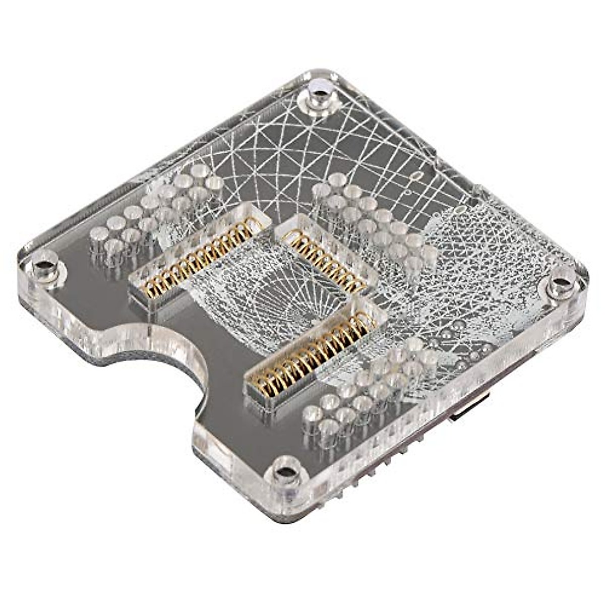 1 pcs ESP-WROOM-32 Adapter, Small Batch Test Burn Fixture Test Board Burn Fixture for ESP-WROOM-32 Minimum System Development Board 27g/1.0oz