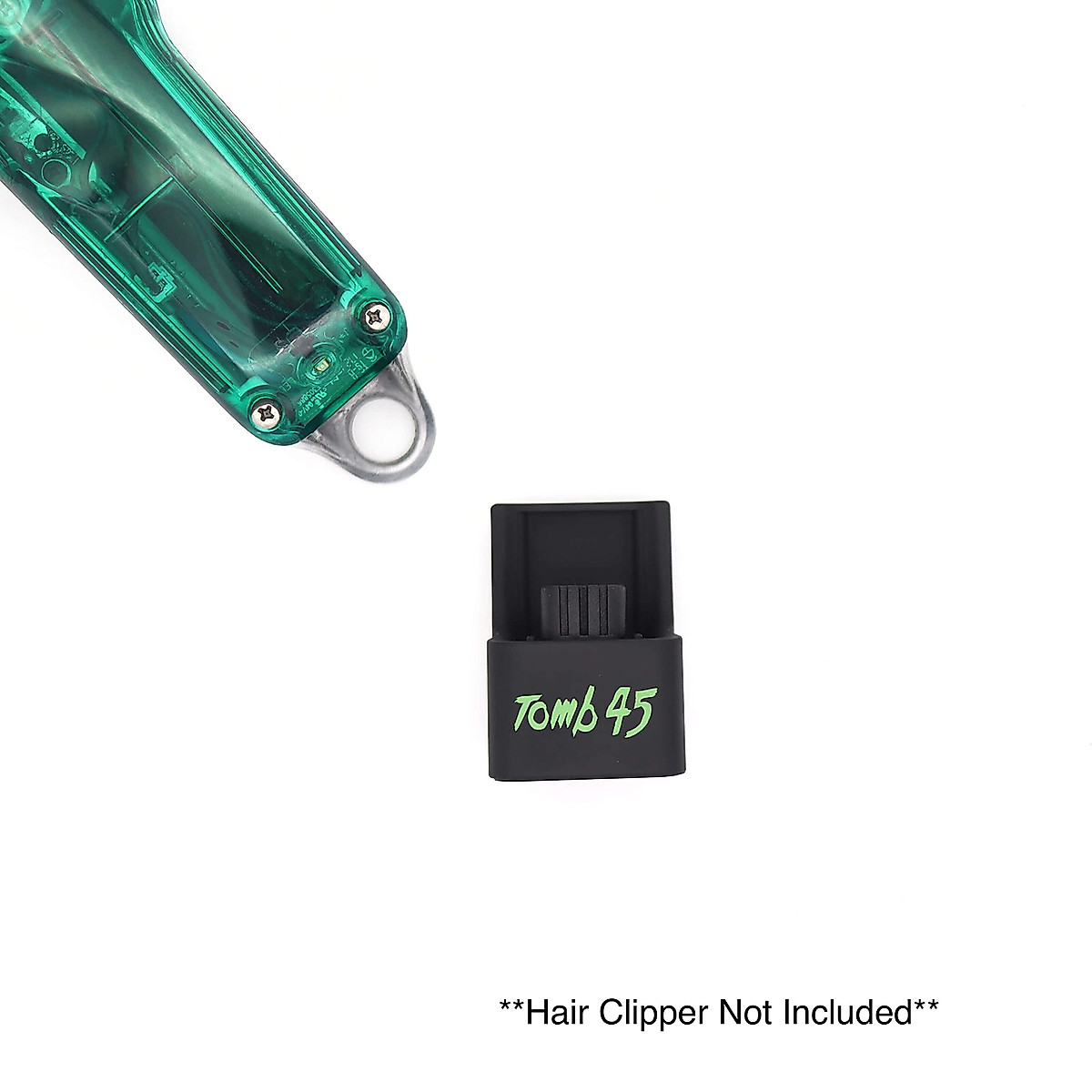 Wireless charging PowerClip adapter fits WAHL® SENIOR® and any metal body WAHL clipper, adapter only. Use with Tomb45 PoweredMat or Expansion Modules.