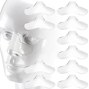 10 Pack Universal Nose Pads for CP-AP Ma-sk - Nasal Gel Pads Avoiding Air Leaks,Red Mark Irritation and Soreness,Can Be Trimmed