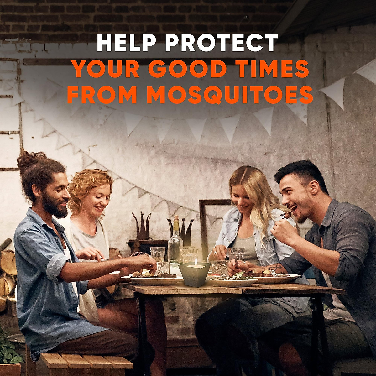 Off! Scented Citronella Candle, 18 oz, 1 CT, Backyard Outdoor Candle, Burn Time up to 40 Hours