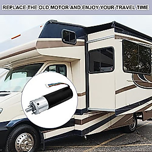 287298, RV in-Wall Slide-Out Motor Compatible with Lippert LCI Schwintek in-Wall Slide System, Motorhome Slide Motor Assembly for Travel Trailer and Camper | 500:1 High Torque Gear Ratio, 12V DC