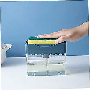 Cabilock Doser Soap Dispenser Soap Dispenser Kitchen Foam Soap Dispenser Kitchen Soap Holder Soap Pump Dispenser Sink Soap Holder Hand Soap Dispenser Bracket Box Household Abs