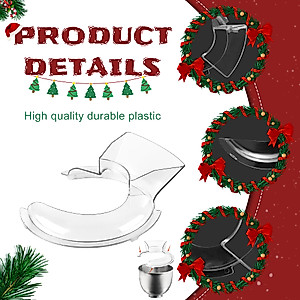 [UPGRADED]Kitchen Pouring Shield KN1PS W10616906 Universal Pouring Chute and Prevent Splattering for 4.5 and 5 quart Stainless Steel Mixer Bowls Only by MIFLUS