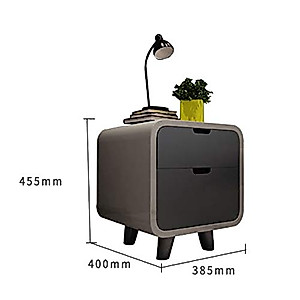 ZHAOLEI Bedside Table Simple Small Bedroom Mini Grey Paint Mini Simple Creative Bedside Cabinet