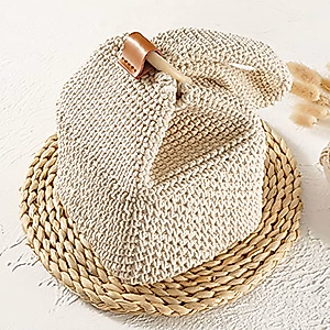 Blue Crochet Bag Hat Yarn Round Rope Yarns Cotton Twine Polyester Yarn DIY Knitting Cup Mat,Basket,Home Decor Projects 100g