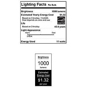 Westinghouse 5141100 11 Watt (80 Watt Equivalent) 5-6 Inch Recessed LED Downlight with Color Temperature Selection, Dimmable, Energy Star, Medium Base, White Trim