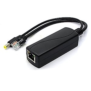 ANVISION 2-Pack Active 48V to 12V PoE Splitter Adapter, IEEE 802.3af Compliant 10/100Mbps, DC 12V Output, for IP Camera AP Voip Phone and More