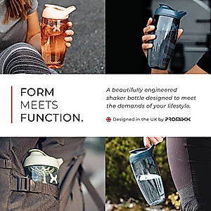 Promixx PURSUIT Protein Shaker Bottle – Premium Sports Blender Bottles for Protein Mixes and Supplement Shakes – Easy Clean, Durable Protein Shaker Cup