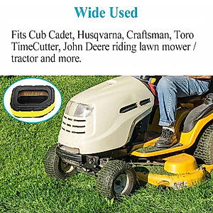 Drblawi Compatible with 32 083 03 KH-32-083-03-S Air Filter Fit Kohler Courage Engine SV710 SV715 SV720 SV730 SV735 SV740 Lawn Mower, Replace 32 083 05-S Pre Cleaner 32 883 03-S1 Air Filter（2 Pack ）