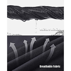 Tactical Shirts for Men Combat Shirt Long Sleeve Shirts for Men Airsoft Shirt Camping Shirt Hiking T-Shirt Hunting Tshirt Black