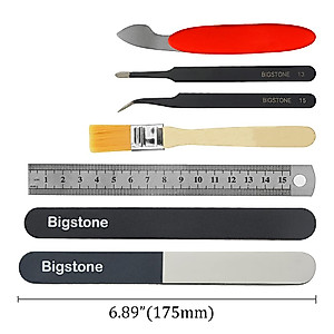 Bigstone 16 PCS Gundam Model Tools Kit Hobby Building Tools Set for Cars, Airplanes, Buildings, Gundam, Robots Models Building Repairing and Fixing ext.