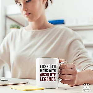 Panvola I Used To Work With Absolute Legend Coworker Retirement New Job Goodbye Workplace Office Colleague Coffee Mug 11 oz