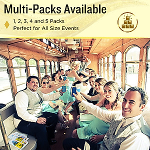 Diamond Hills Adult Party Kit Supplies in Bag, Bachelor and Bachelorette Party Favors, Bridesmaid Gifts, Emergency, Rally Pack, 4pk