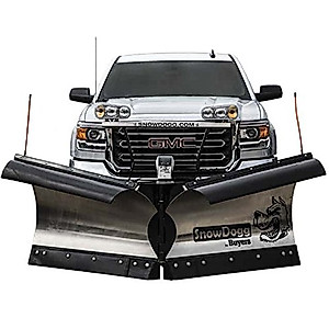 SnowDogg Part # 16120170 - VX85 Formed Poly Snow Deflector Driver Side